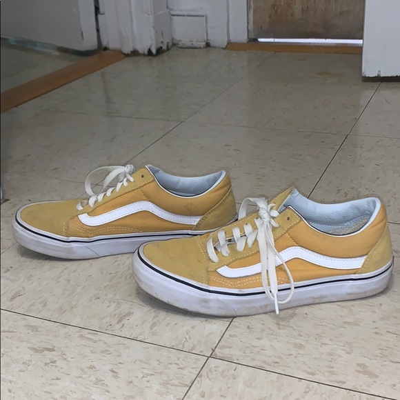 Vans | Shoes | Yellow Old Skool Vans | Poshmark